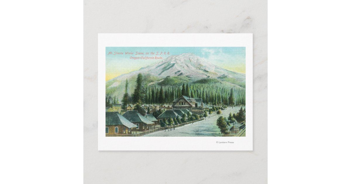 Mountain from Southern Pacific Railroad Postcard | Zazzle