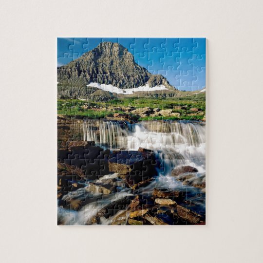 Mountain Glacier Park Montana Jigsaw Puzzle | Zazzle.com