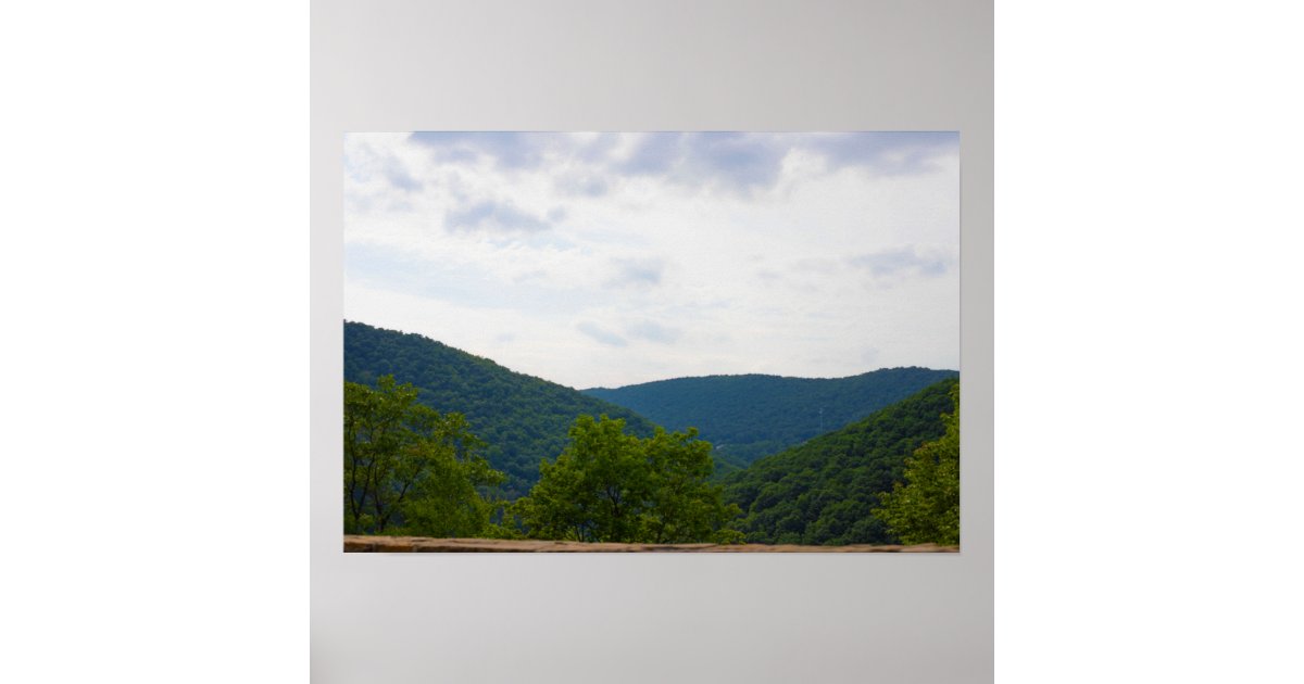 Mountain Landscape Photo Poster | Zazzle