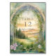 Mountain Meadow Wildflower Forest Rustic Wedding Table Number | Zazzle