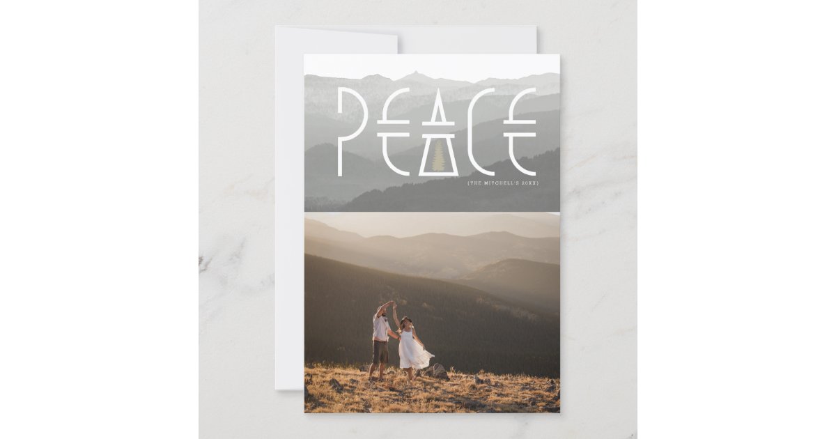 Mountain Peace | Holiday Photo | Zazzle