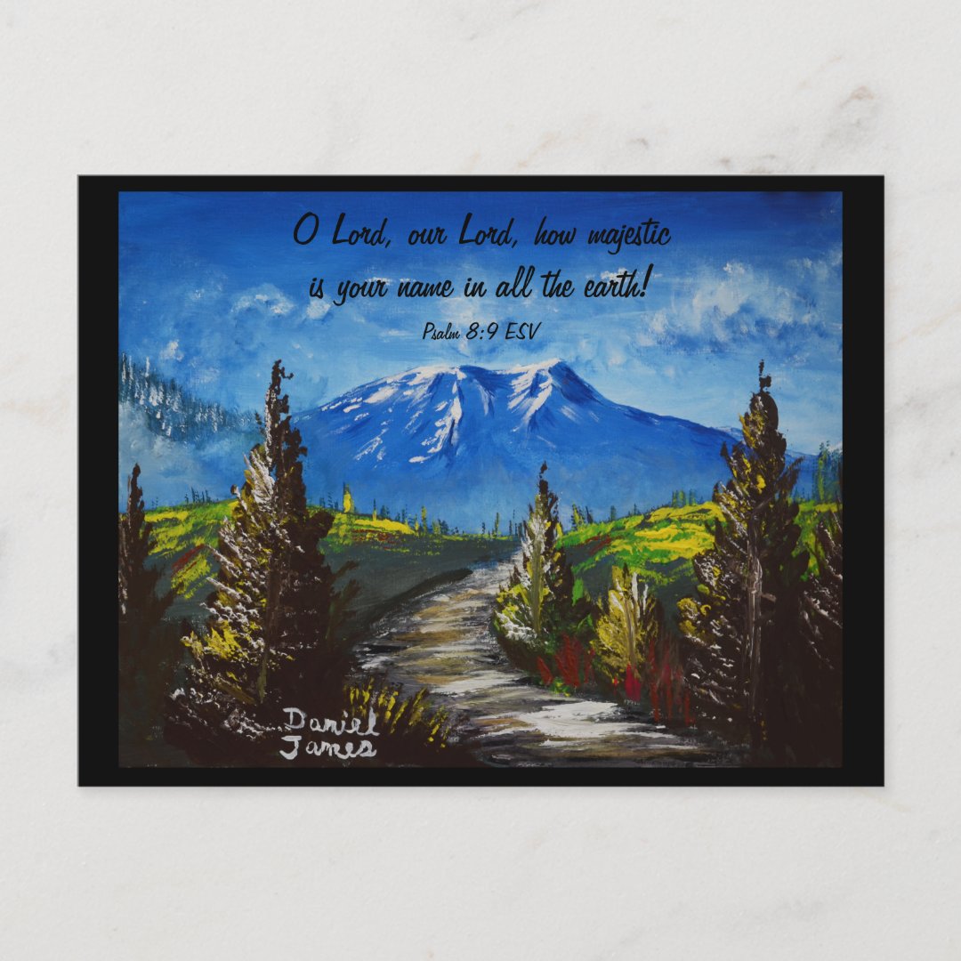 Mountain Road Scripture Postcard | Zazzle