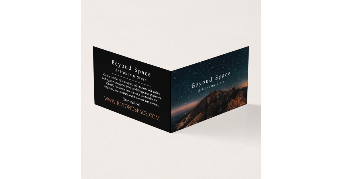 Mountain Stargazer, Astronomer, Astronomy Store Business Card | Zazzle