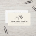 Mountain Summit Finance Professional Business Card | Zazzle