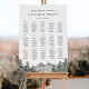Mountain Your Seat Awaits 15 Tables Seating Chart Foam Board | Zazzle