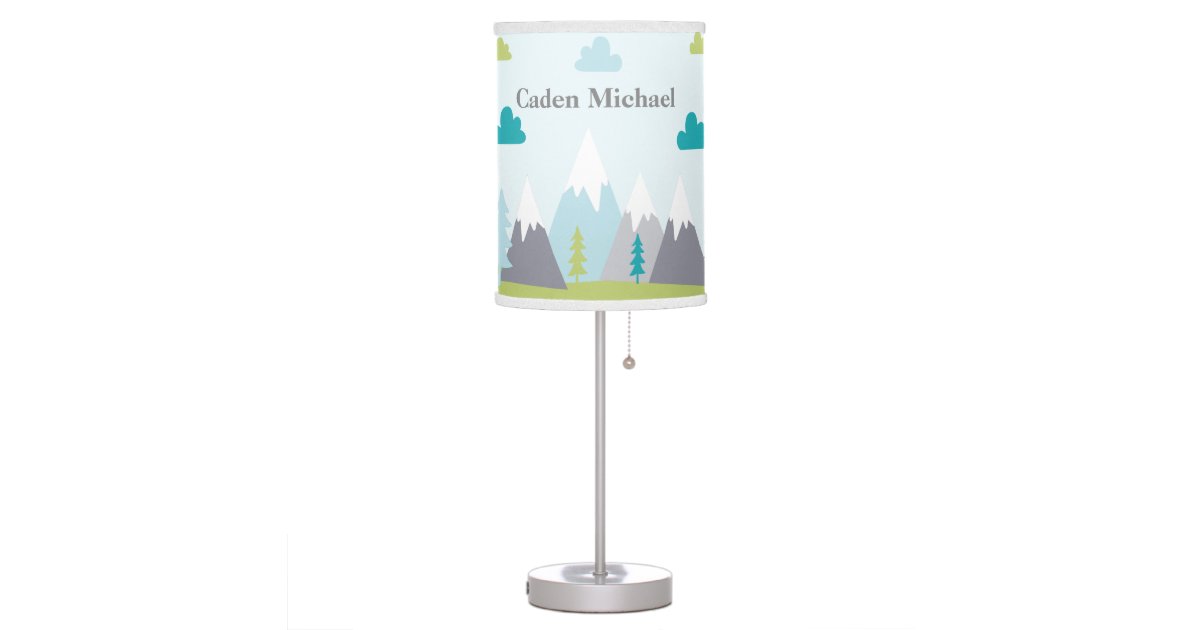 Mountains Adventure Lamp | Zazzle