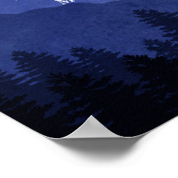 Mountains Memorial Celebration of Life Poster | Zazzle