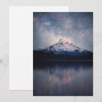 Mountains | Mt. Hood Portland, Oregon Thank You Card | Zazzle