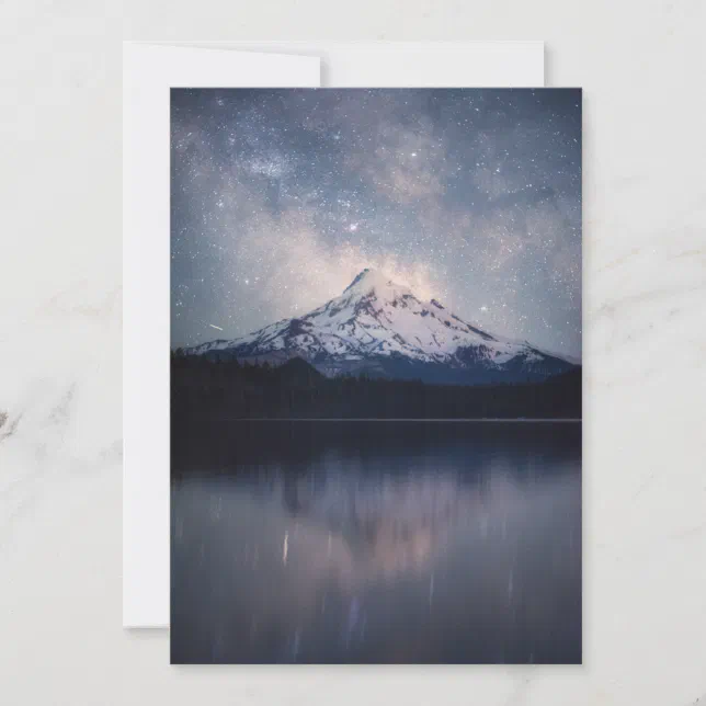 Mountains | Mt. Hood Portland, Oregon Thank You Card | Zazzle