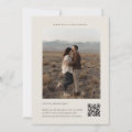 Mountains Rustic Forest QR Code All in One Wedding Invitation | Zazzle