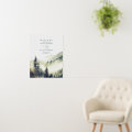 Mountains Wedding Welcome Sign | Zazzle