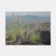 Mountaintop View Across Valley Distant Hills Photo Doormat | Zazzle