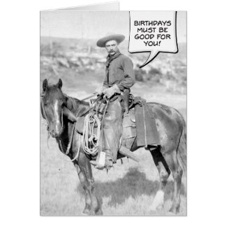 Cowboy Birthday Card Sayings
