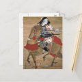 Mounted Samurai Postcard | Zazzle