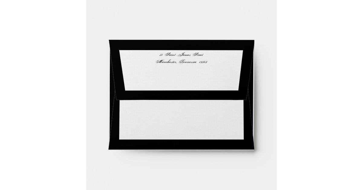 Mourning Stationery envelope | Zazzle