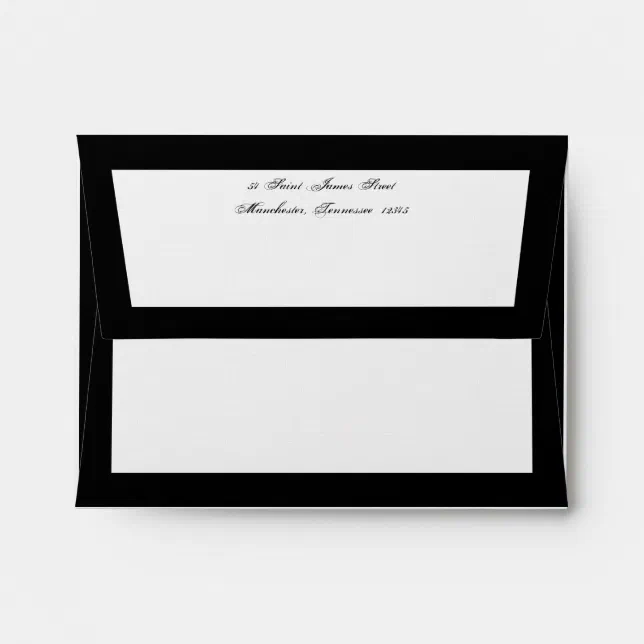 Mourning Stationery envelope | Zazzle