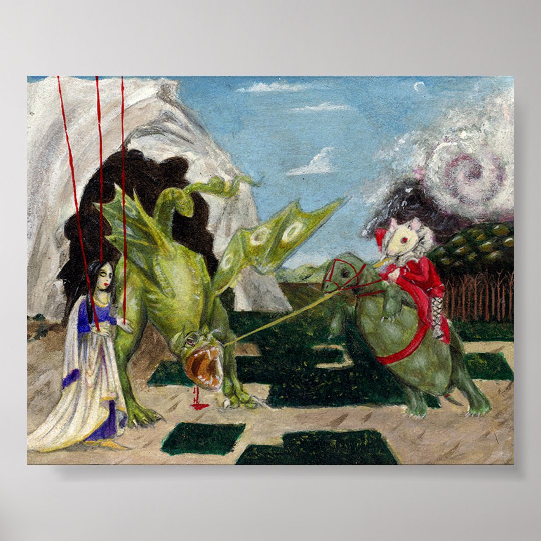 Mouse and Maiden Tiny Poster | Zazzle