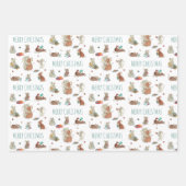 Mouse Family Christmas Wrapping Paper Sheets | Zazzle