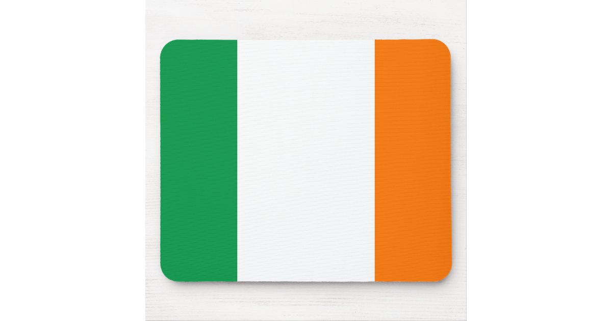 Mouse pad with Flag of Ireland | Zazzle