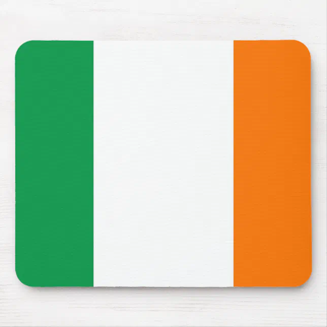 Mouse pad with Flag of Ireland | Zazzle