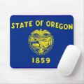 Mouse pad with Flag of Oregon State - USA | Zazzle