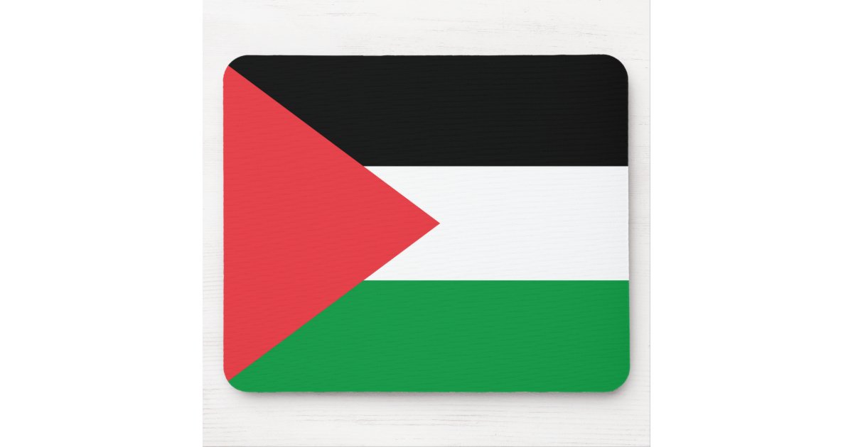 Mouse pad with Flag of Palestine | Zazzle