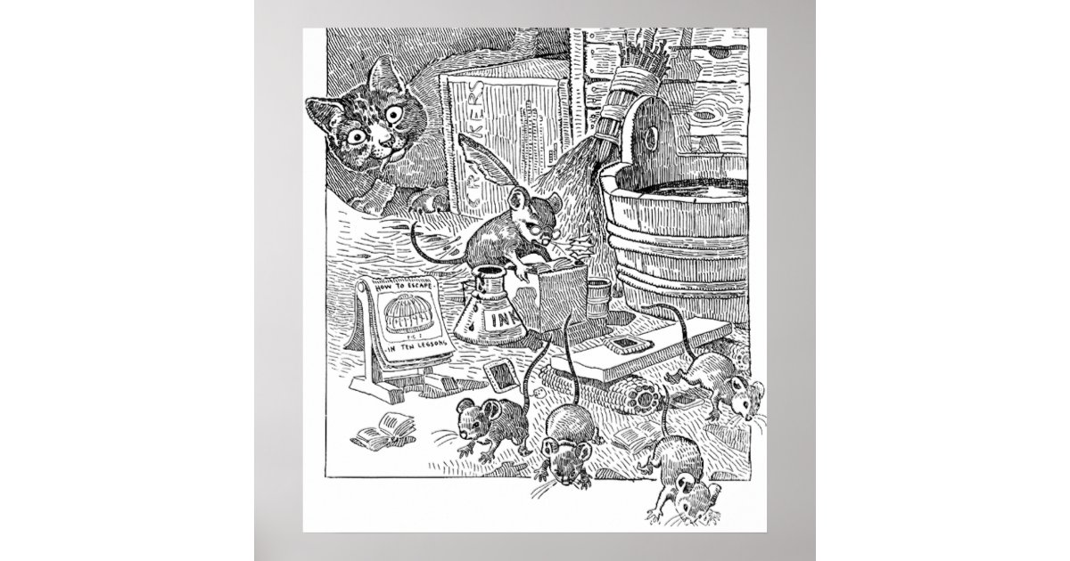 Mouse school poster | Zazzle