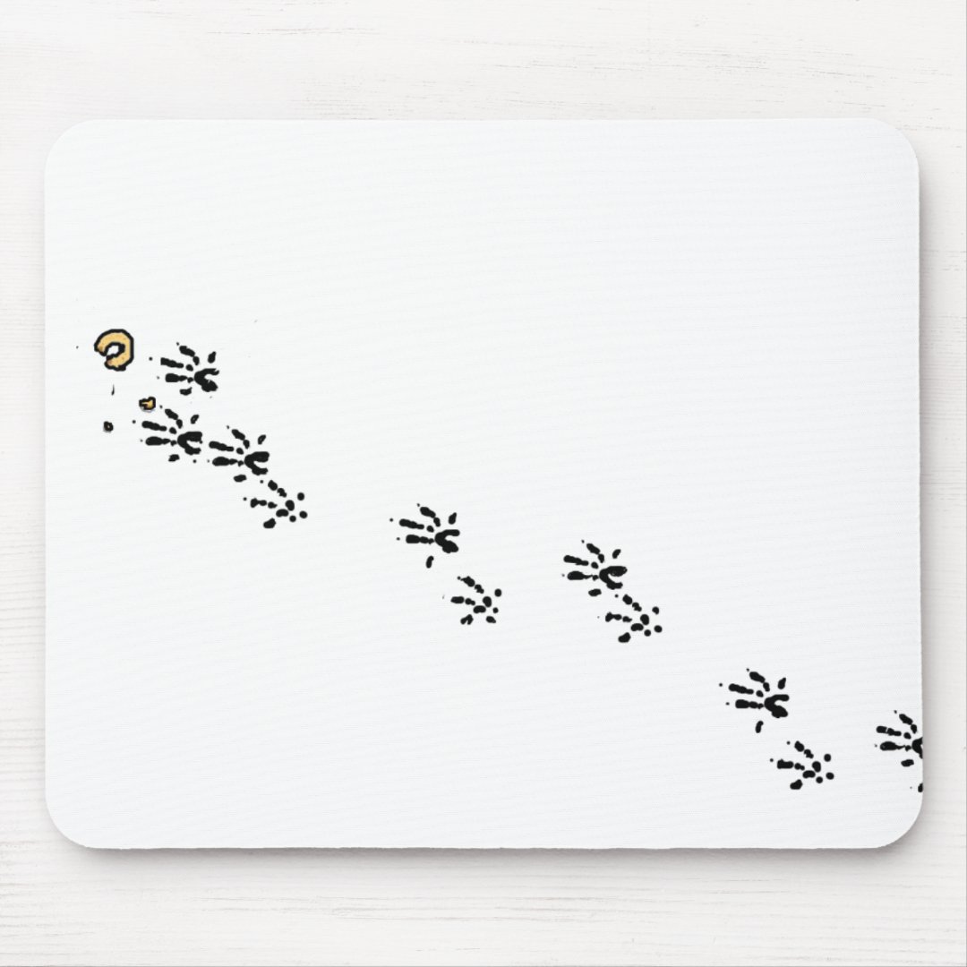 Mouse Tracks Mouse Pad | Zazzle