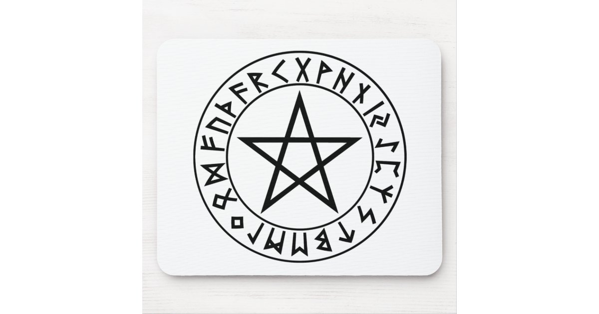 mousepad Rune Pentacle | Zazzle