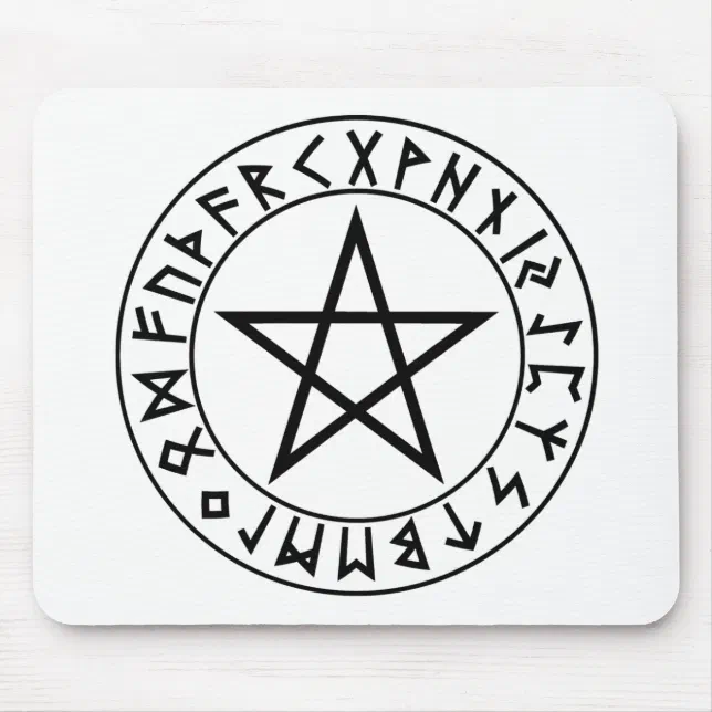 mousepad Rune Pentacle | Zazzle
