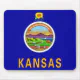 Mousepad with Flag of Kansas State - USA | Zazzle