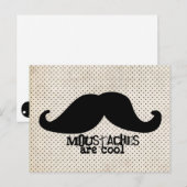 Moustache Postcard | Zazzle