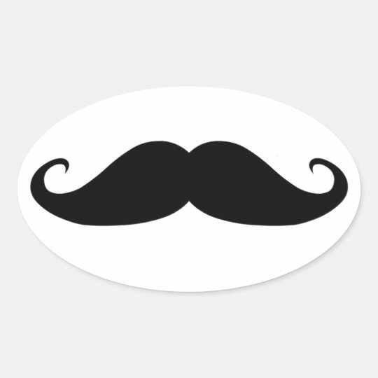 Moustache stickers | Zazzle.com