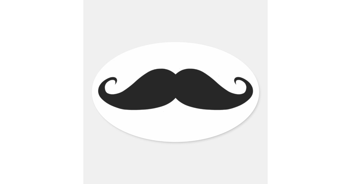 Moustache stickers | Zazzle