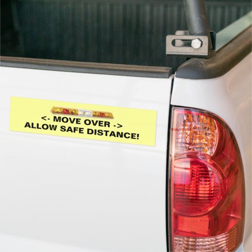 MOVE OVER Bumper Sticker | Zazzle