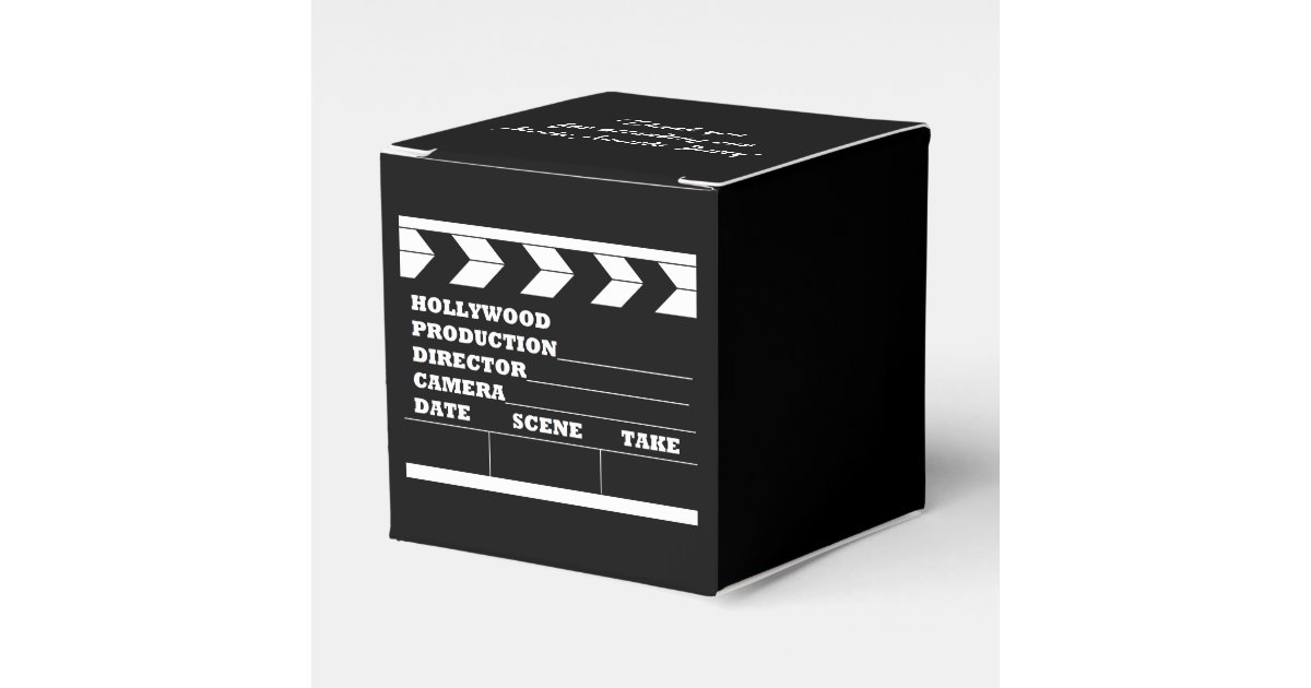 "Movie Awards" Favor Box | Zazzle