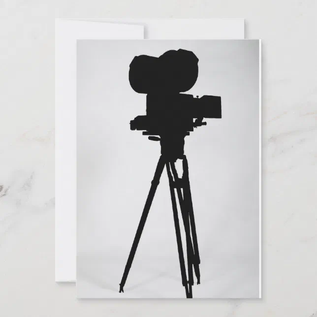 MOVIE CAMERA invitation | Zazzle