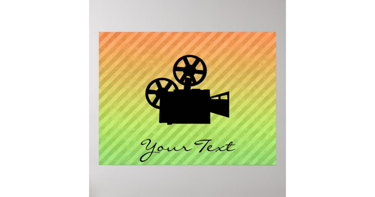 Movie Camera Poster | Zazzle