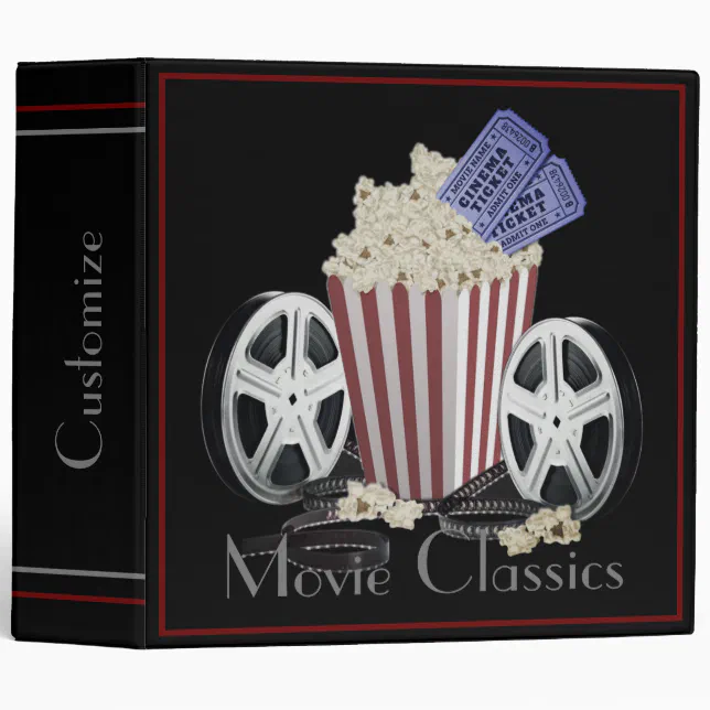 Movie Classics 3 Ring Binder | Zazzle