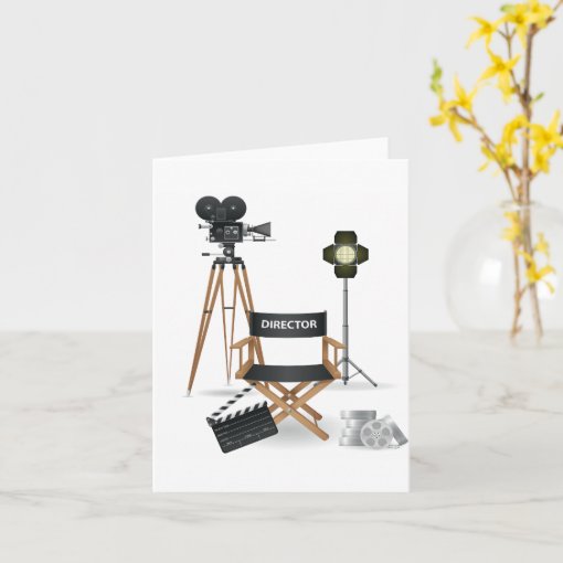 Movie Director Set Note Cards | Zazzle