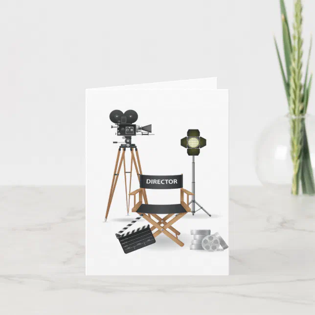 Movie Director Set Note Cards | Zazzle