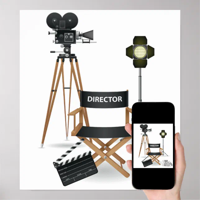 Movie Director Set Poster | Zazzle
