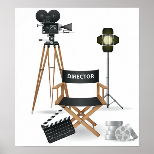 Movie Director Set Poster | Zazzle