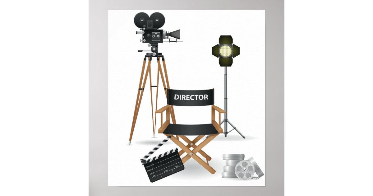 Movie Director Set Poster | Zazzle