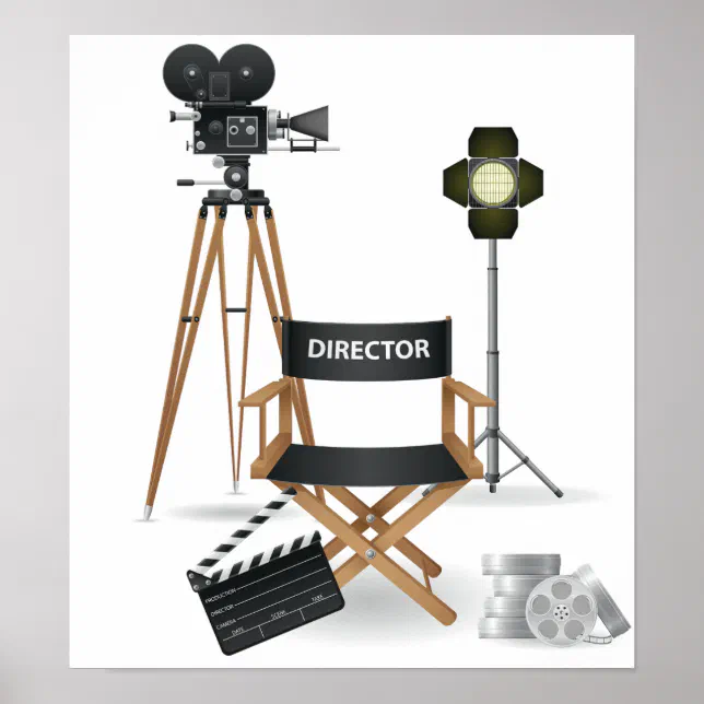 Movie Director Set Poster | Zazzle