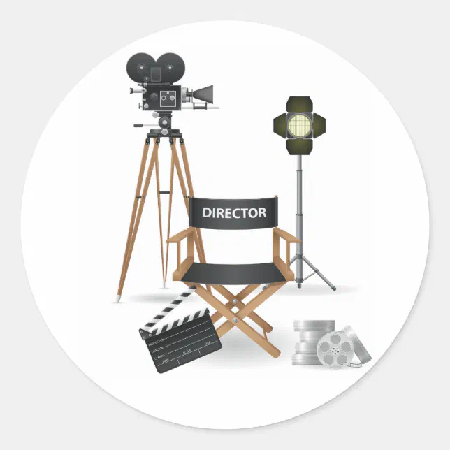 Movie Director Set Stickers | Zazzle