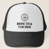 Movie Film Crew Logo Custom Personalized Name Trucker Hat | Zazzle