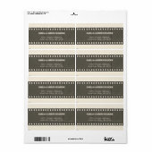 Movie Love Address Label | Zazzle
