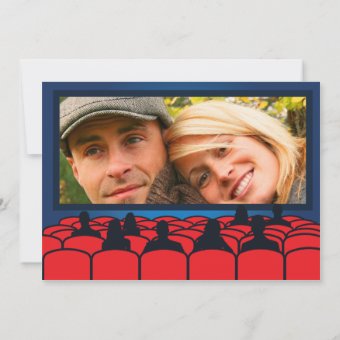 Movie Marquee Theater Save the Date Announcement | Zazzle
