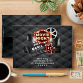 Movie Night Luxury Envelope | Zazzle